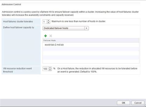 Vmware Vsphere 65 Ha Admission Control Whats New