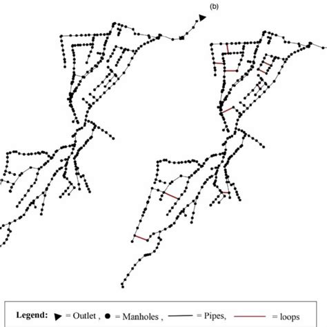 A Original Fully Branched Real Network B Looped Real Network Download Scientific Diagram