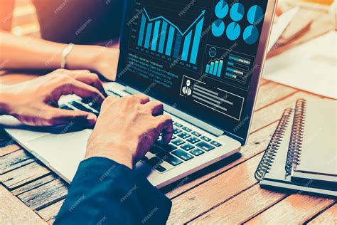 Premium Photo Business Visual Data Analyzing Technology By Creative