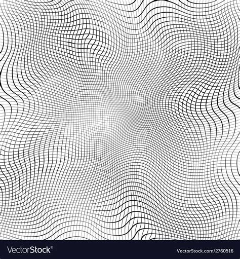 Wave Grid Background Royalty Free Vector Image