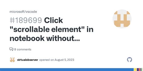 Click Scrollable Element In Notebook Without Reaction · Issue