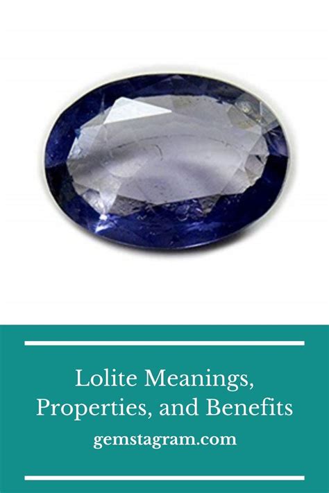 Lolite Meanings, Properties, and Benefits | Stones and crystals, Iolite ...