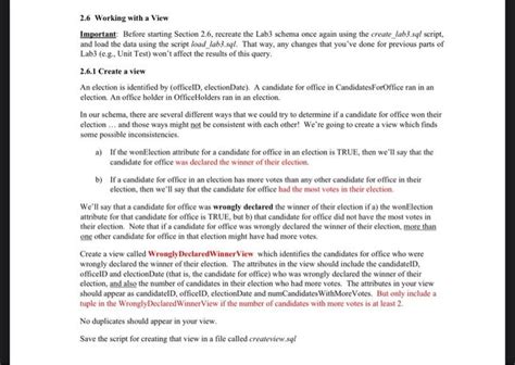 Solved Drop Schema Lab3 Cascade Create Schewa Lab3