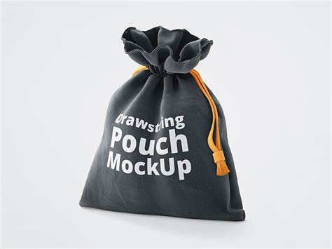 Free Drawstring Pouch Mockup Mockuptree