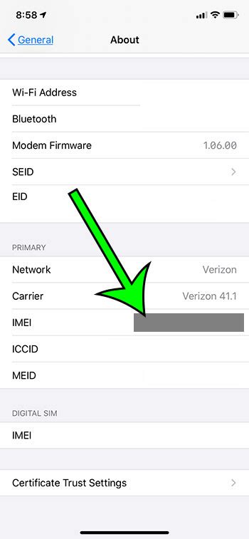 How To Find The Imei Number On An Iphone 11