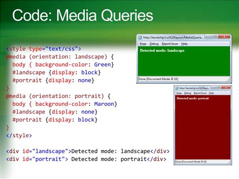 Ppt Creating Adaptive Layouts With Css Part Ii Powerpoint Presentation Id1161381