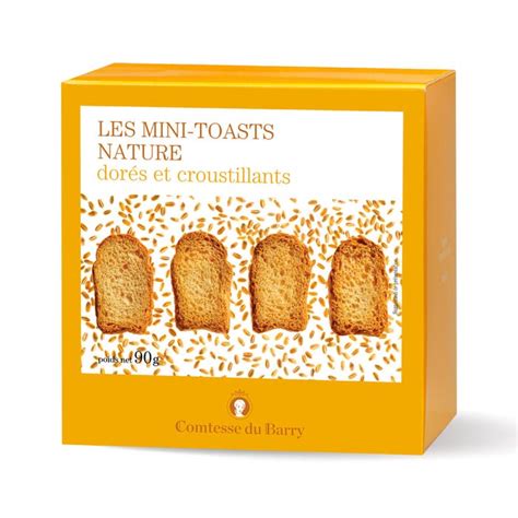 Mini Toasts Nature 90g Comtesse Du Barry