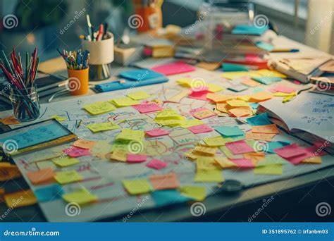 Mastering Project Management Visualizing Ideas With Sticky Notes Brainstorming Techniques For