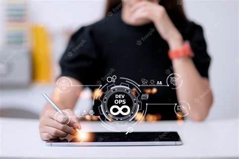 Premium Photo Devops Concept Software Development And It Operations Agile Programming