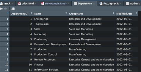 R Rstudio Connections Tab Doesnt Help Me Refer To An Object Name In