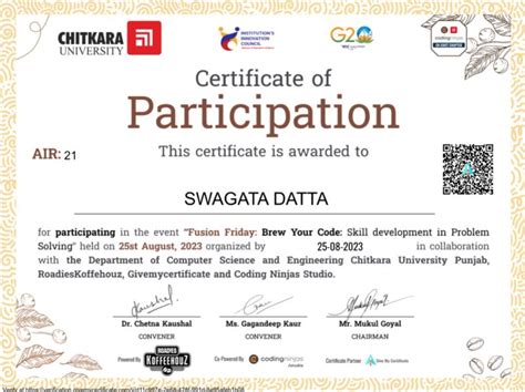 Got Another One From Another Special Contest Swagata Datta