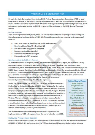 FREE Project Deployment Plan Samples To Download