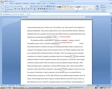 Corrupted In Text Citations EndNote General Discourse