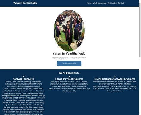 Yasemin Yemlihalıoğlu On Linkedin Landingpage Css Html Frontend