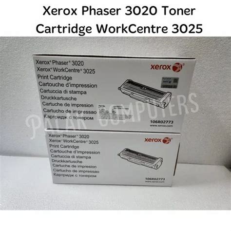 Black Xerox Phaser 3020 Toner Cartridge Workcentre 3025 For Printer At ₹ 2600 Piece In Mumbai