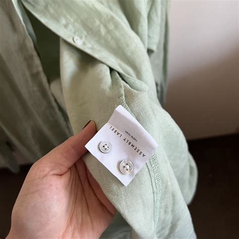 Assembly Label Linen Shirt Size Xssmall 100 Depop