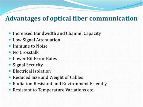Optical Fiber Communication