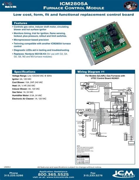 Furnace Control Board Schematic