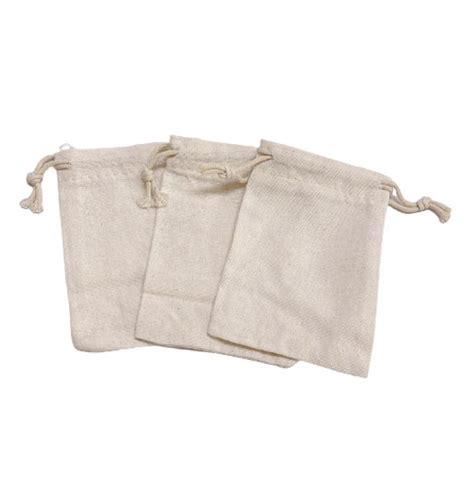 Canvas Drawstring Pouch Canvas String Pouch Small Canvas Drawstring