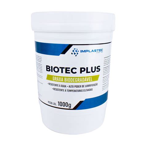 Graxa Lubrificante Biodegradável Biotec Plus Implastec Mre Ferramentas