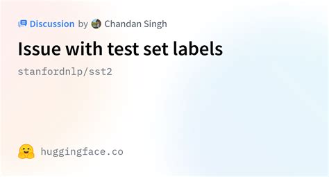 Stanfordnlpsst2 · Issue With Test Set Labels