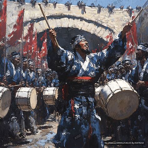 Ai创作图陕北腰鼓 陕北大鼓 擂鼓进军 擂鼓助威 衙门打鼓 擂战鼓 擂鼓将士 城楼战鼓 绛州鼓乐 擂响战鼓 盘鼓造势 陕北大秧歌 满族抓鼓 潞安鼓书 昵图网