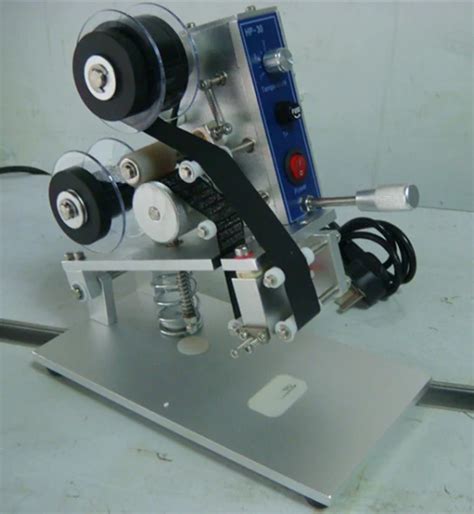 Ink Wheel Hot Stamping Date Coder Printer Expiry Printing Machine Coding Machine And Manual