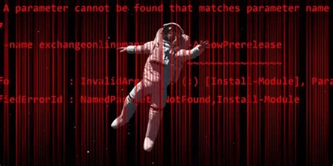 install module a parameter cannot be found that matches parameter