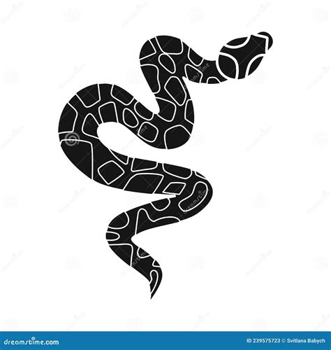 Vector Design Of Serpent And Venomous Sign Web Element Of Serpent And