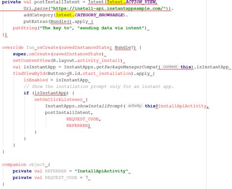 Android Java Syntax For Calling Installable App From Instant With Showinstallprompt Stack