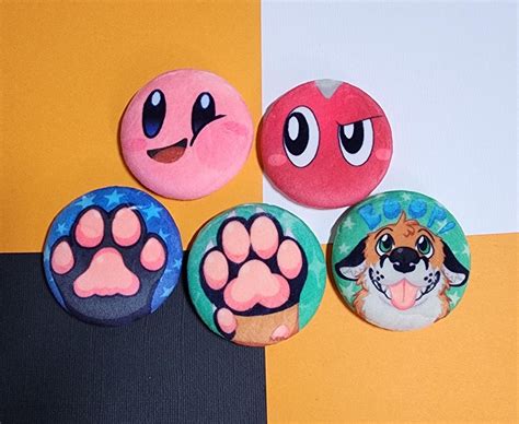 2in Squishy Buttons Etsy
