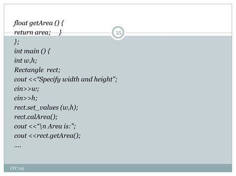 Ch1 Oop Introduction Classes And Objects Pptx Programming