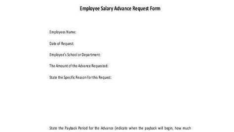 Free 6 Sample Employee Advance Request Forms In Pdf Ms Word