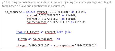 SAP HANA Based Transformations Processing Transfo SAP Community