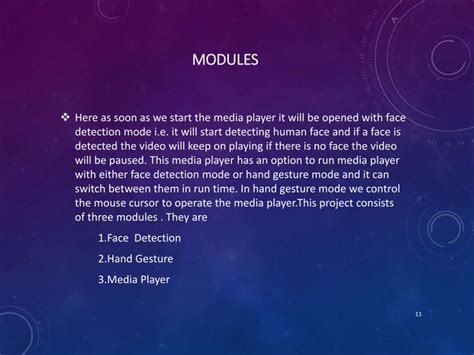 Facial And Hand Gesture Based Media Player Pptx Computer Peripherals Computing