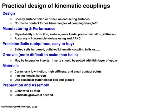 Ppt Kinematic Couplings Powerpoint Presentation Free Download Id 3833715