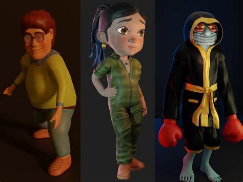 3d character modelling texturing rigging and animation upwork