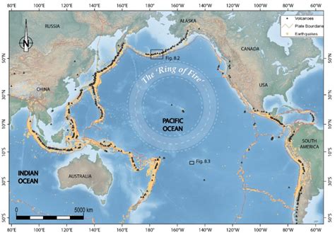 1 Map Of The Pacific Ocean And Surrounding Continents With The Pacific