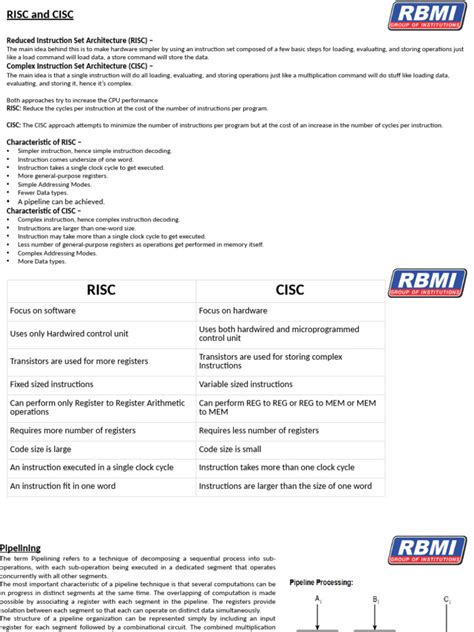 Mca Coa Unit Iii Pdf Central Processing Unit Computer Hardware