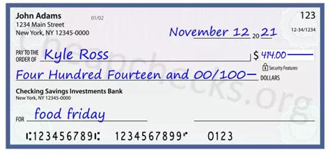 How To Write A Check For 414 Dollars Cheap Checks