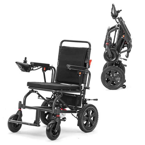 Manual Folding Electric Wheelchair Lightweight And Comfortable