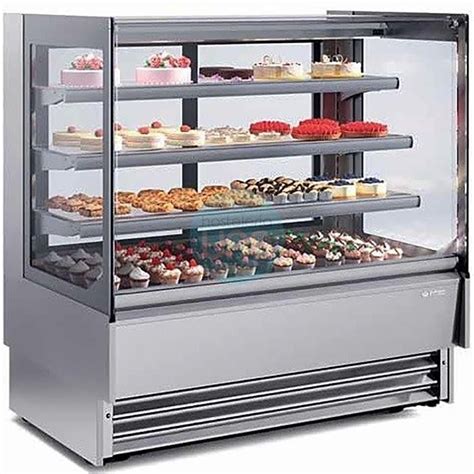Mostrador Pastelero Gris Antracita Serie Ambar Infrico Vbr 12 Pr