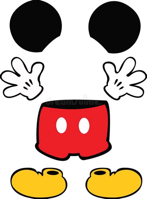 Mickey Mouse Body Parts