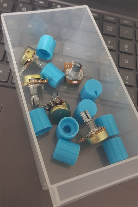 Knobs Dials Pot Caps By Spacie Download Free Stl Model