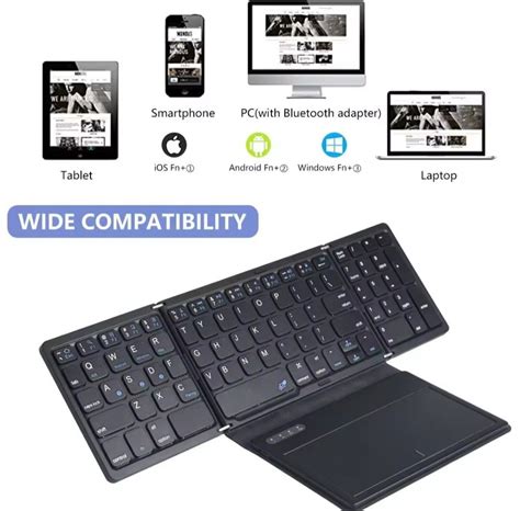 Jomaa Foldable Portable Keyboard Computers And Tech Parts And Accessories Computer Keyboard On