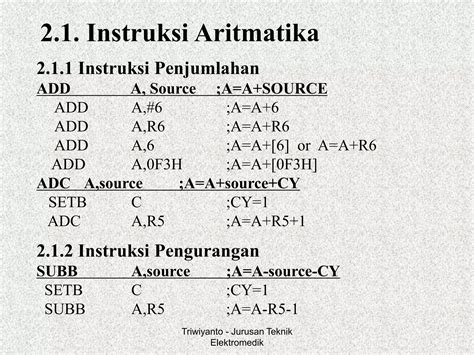 Microcontroller 8051 Ppt