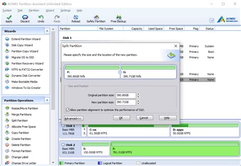 How To Split One Partition To Smaller Ones