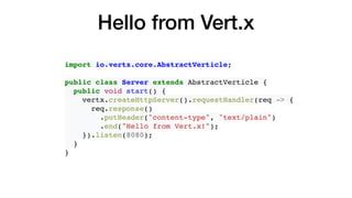 Vertx Basics PDF Internet Computing