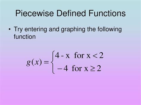 Piecewise Defined Functions Ppt Download Piecewise Defined Functions Ppt Download