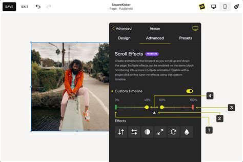 advanced scroll effects squarekicker help center